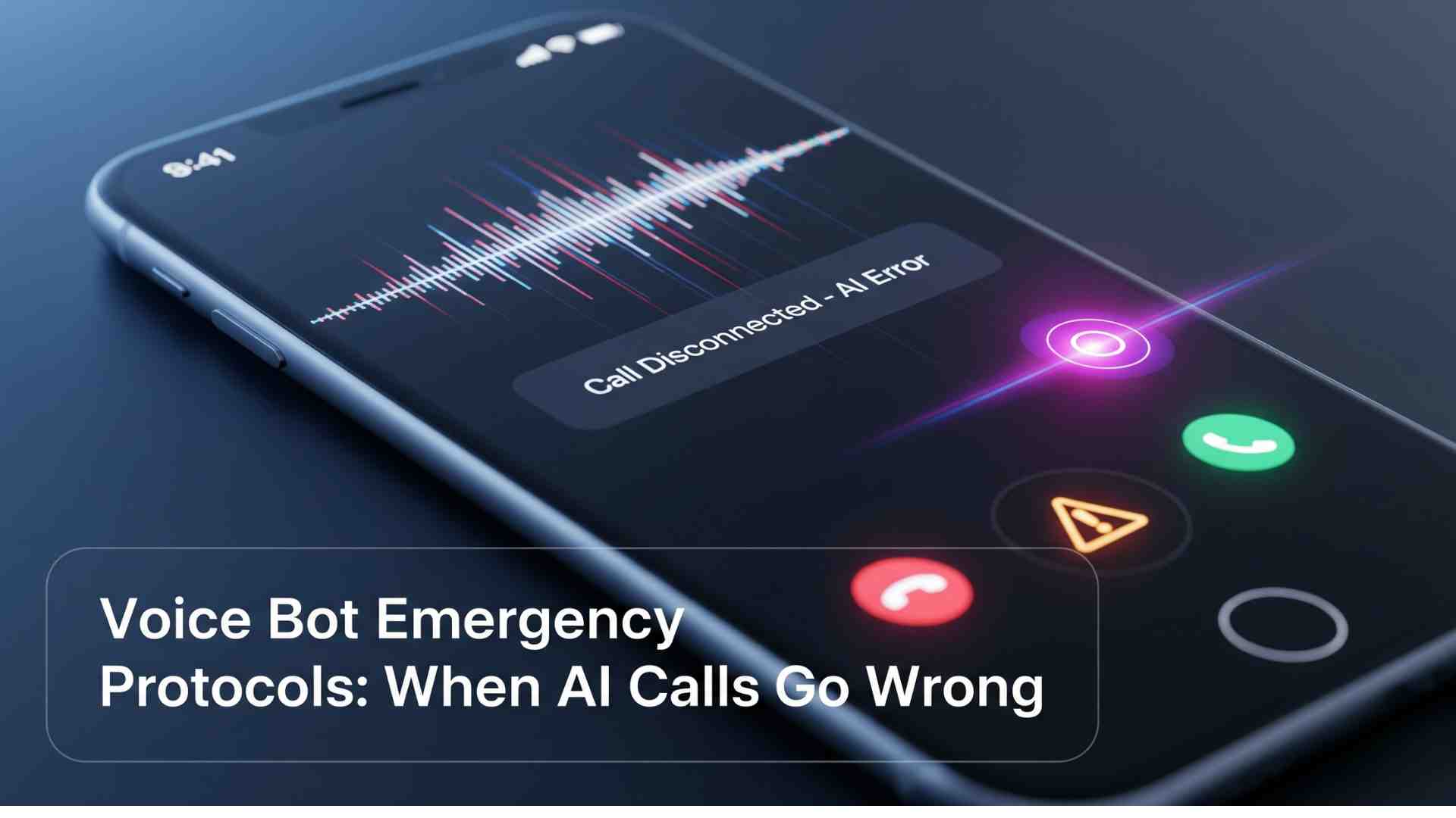 Voice Bot Emergency Protocols: When AI Calls Go Wrong