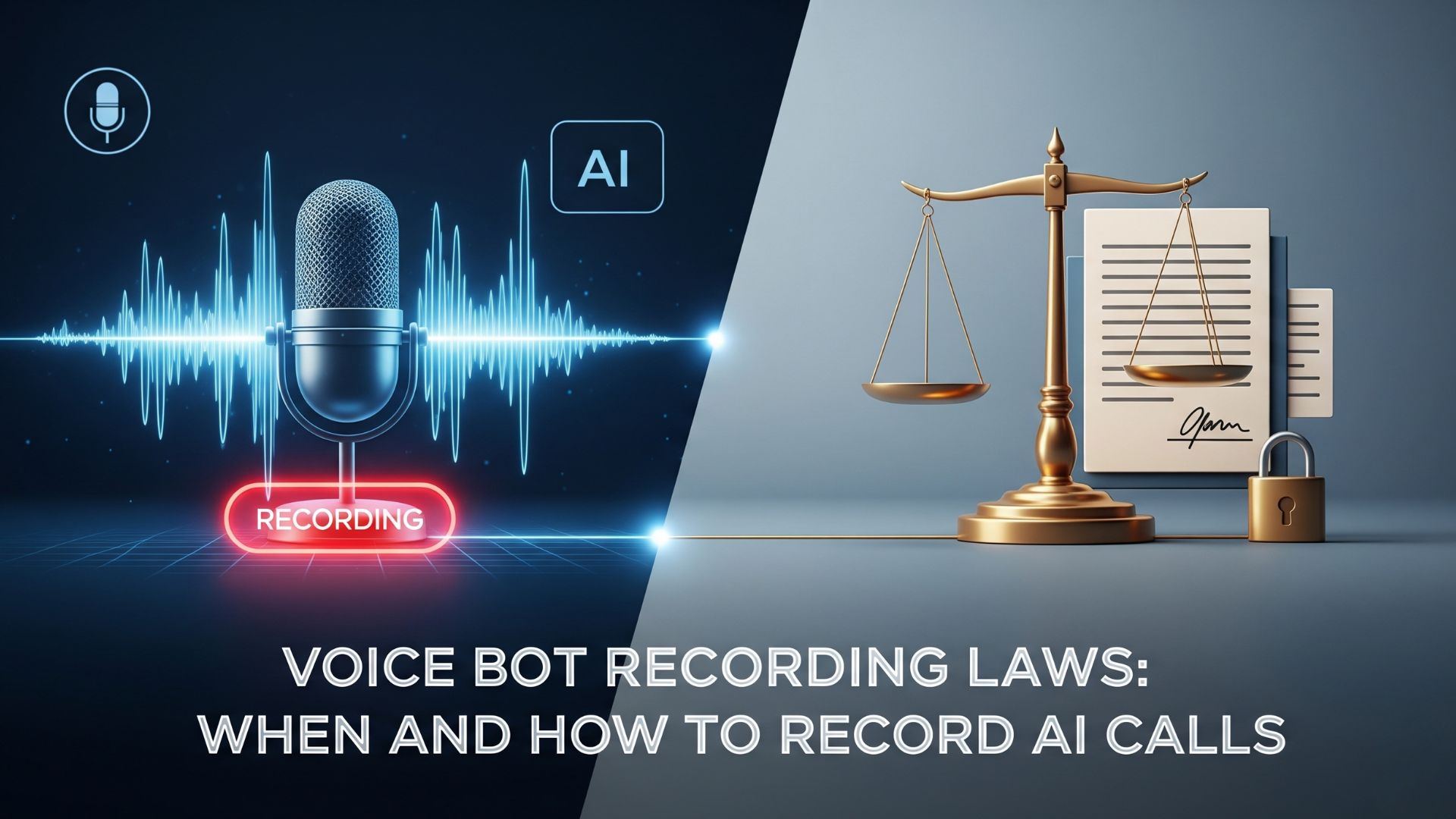 Voice Bot Recording Laws: When and How to Record AI Calls