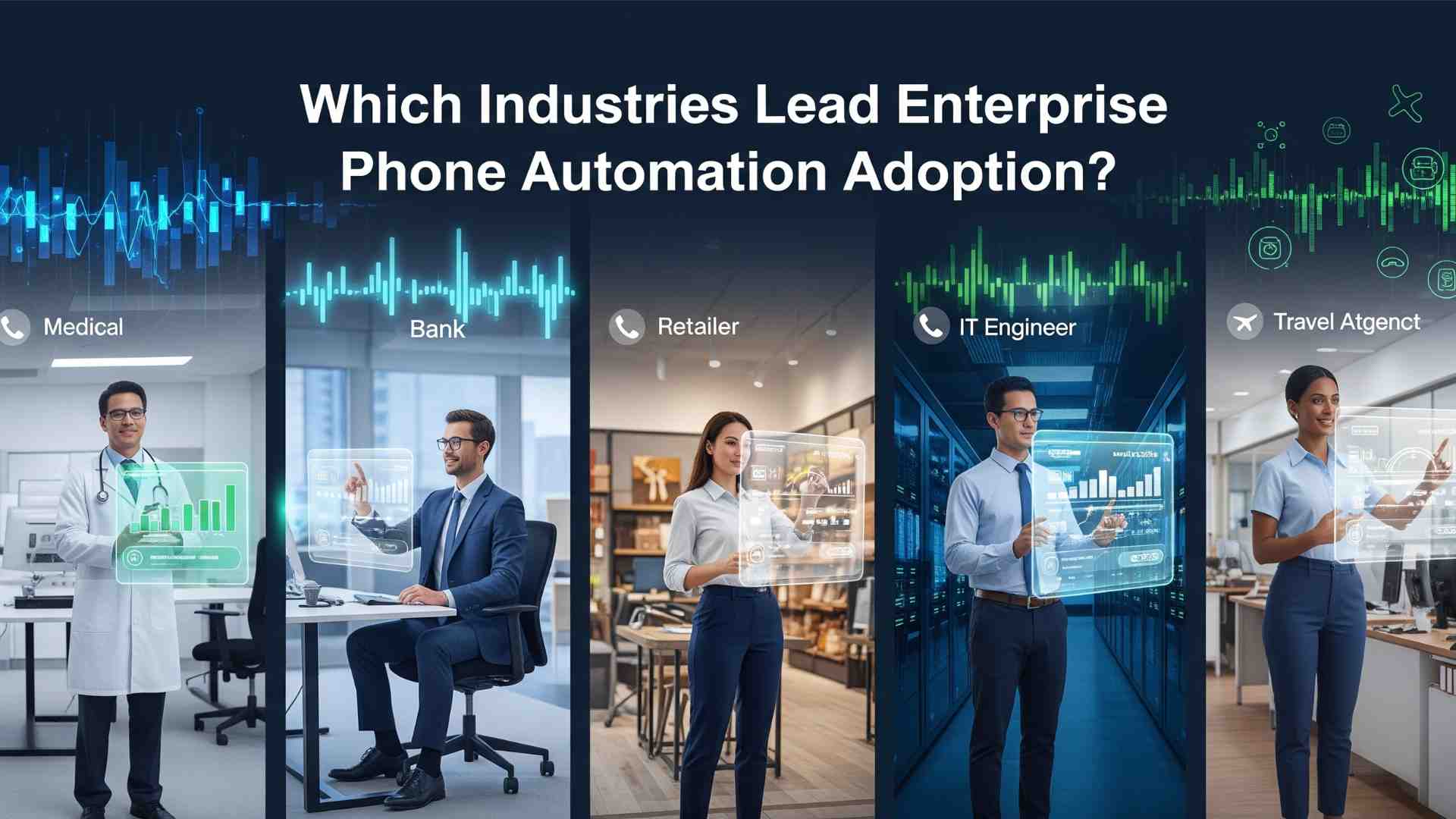 Which Industries Lead Enterprise Phone Automation Adoption?