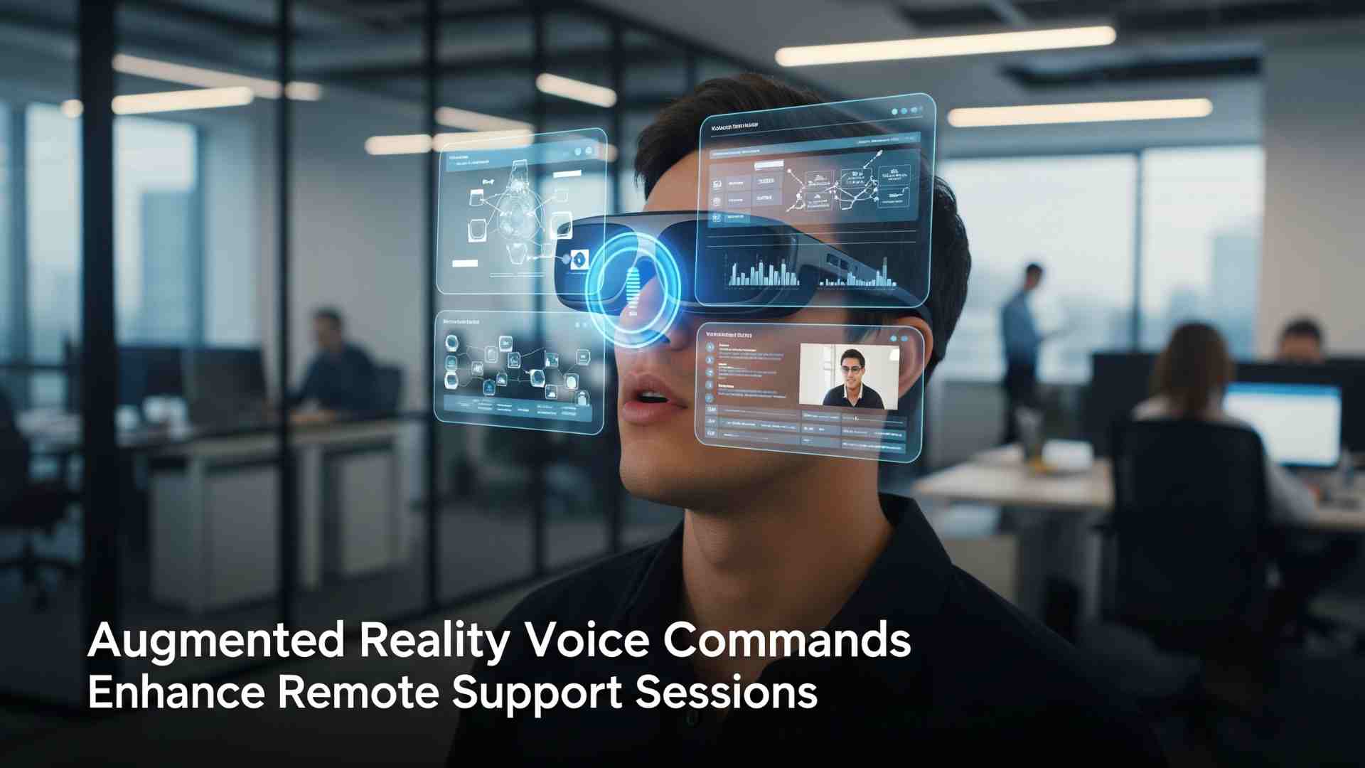 Augmented Reality Voice Commands Enhance Remote Support Sessions